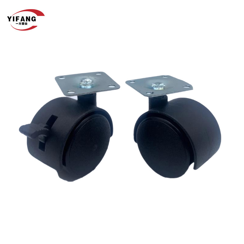 Bánh xe Nylon 2 inch tùy chỉnh / Bánh xe ghế xoay có phanh